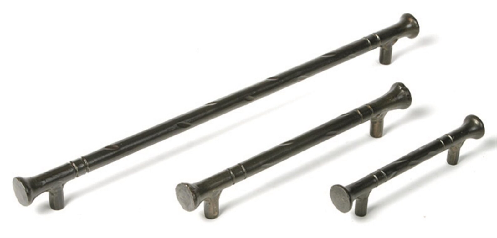 Hand Forged 14.6 Pull Handle FLAT HEAD 320mm H/C Country - Etsy