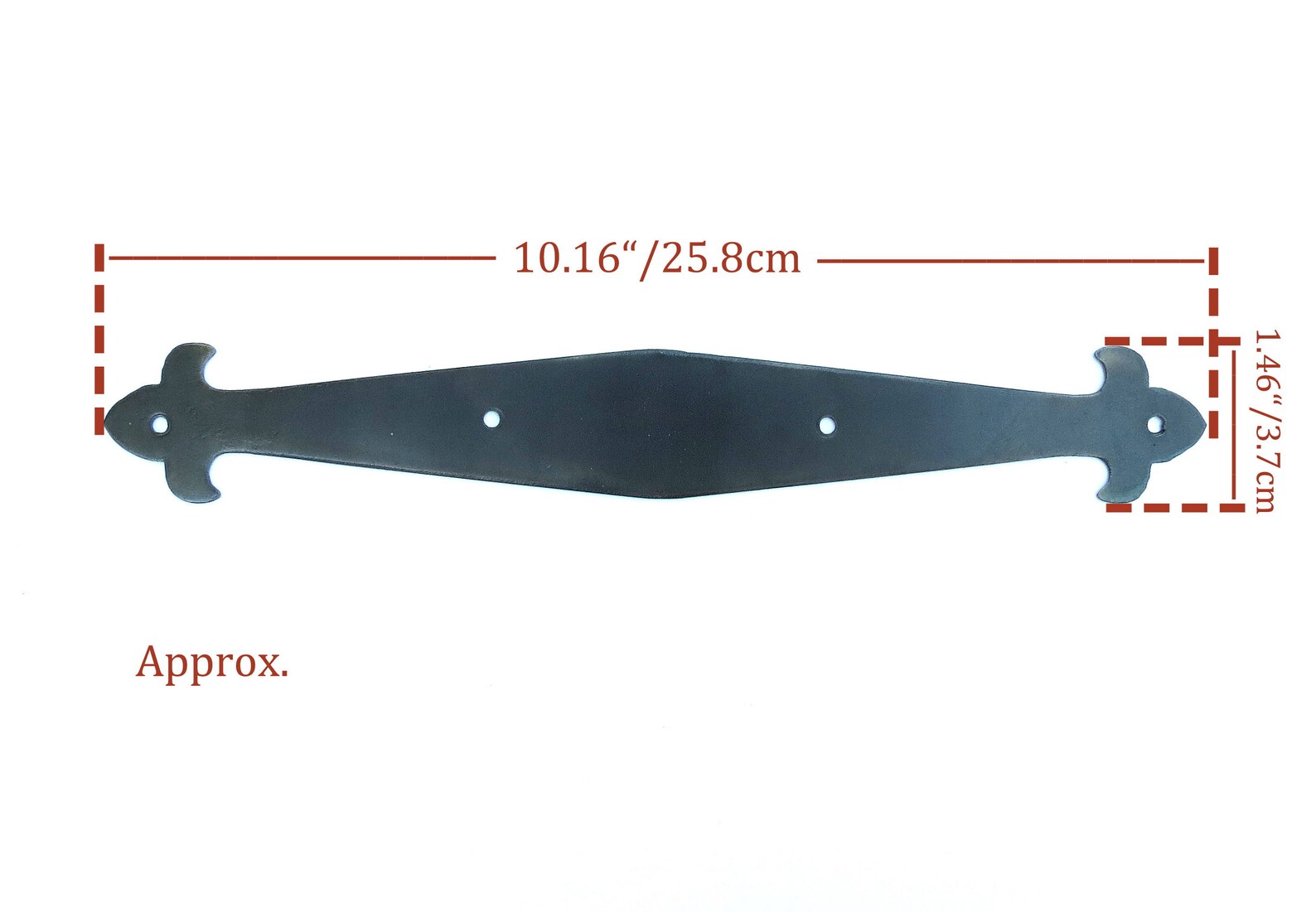 4 Flat Decor Brackets 10 Furniture Braces Metal Plate - Etsy