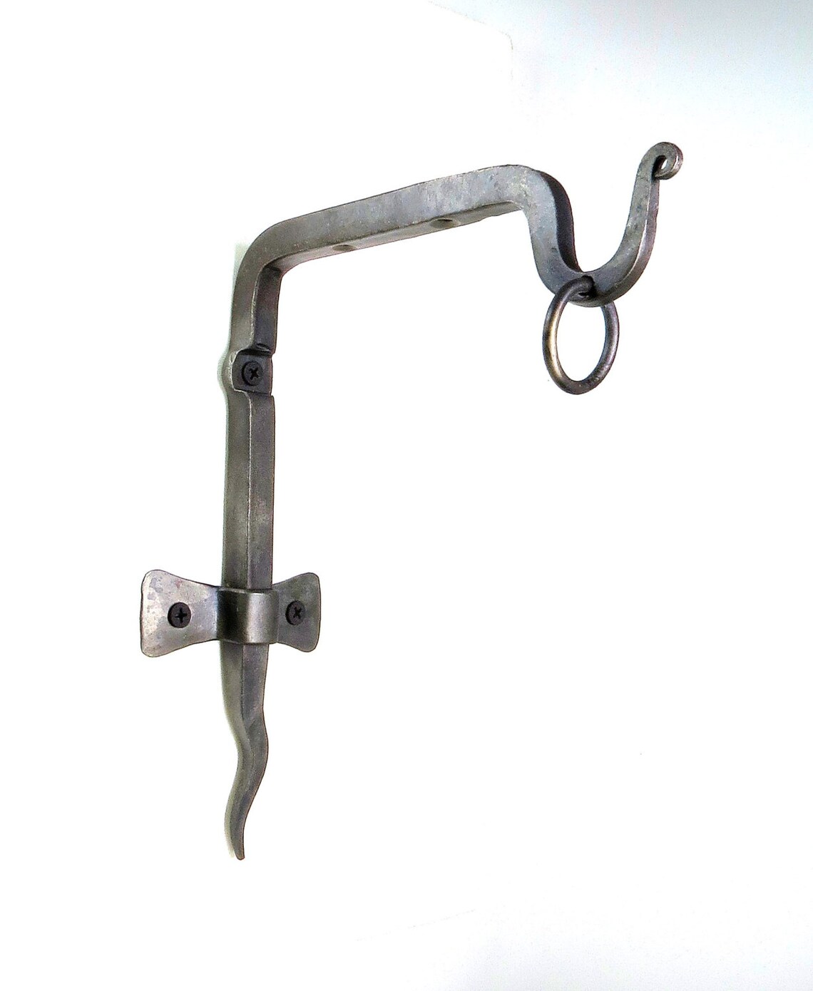 Shelf Bracket Ring Blacksmith Hand Forged Wrought Iron | Etsy