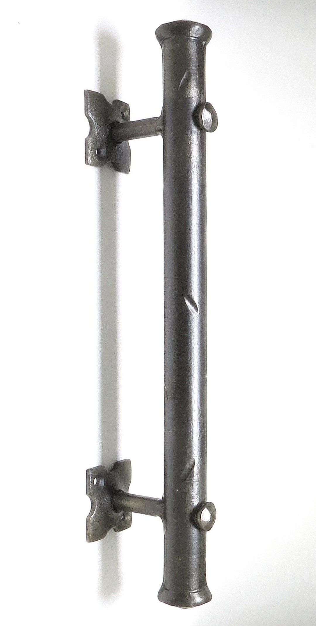 Entrance Door Push Pull Handle, Hand Hammered Solid 12"/30cm Round ...