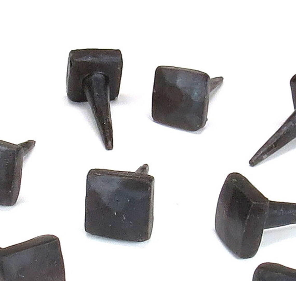 20 Square Head Nails Lot of Small Decor Wrought Iron Clavos | Etsy