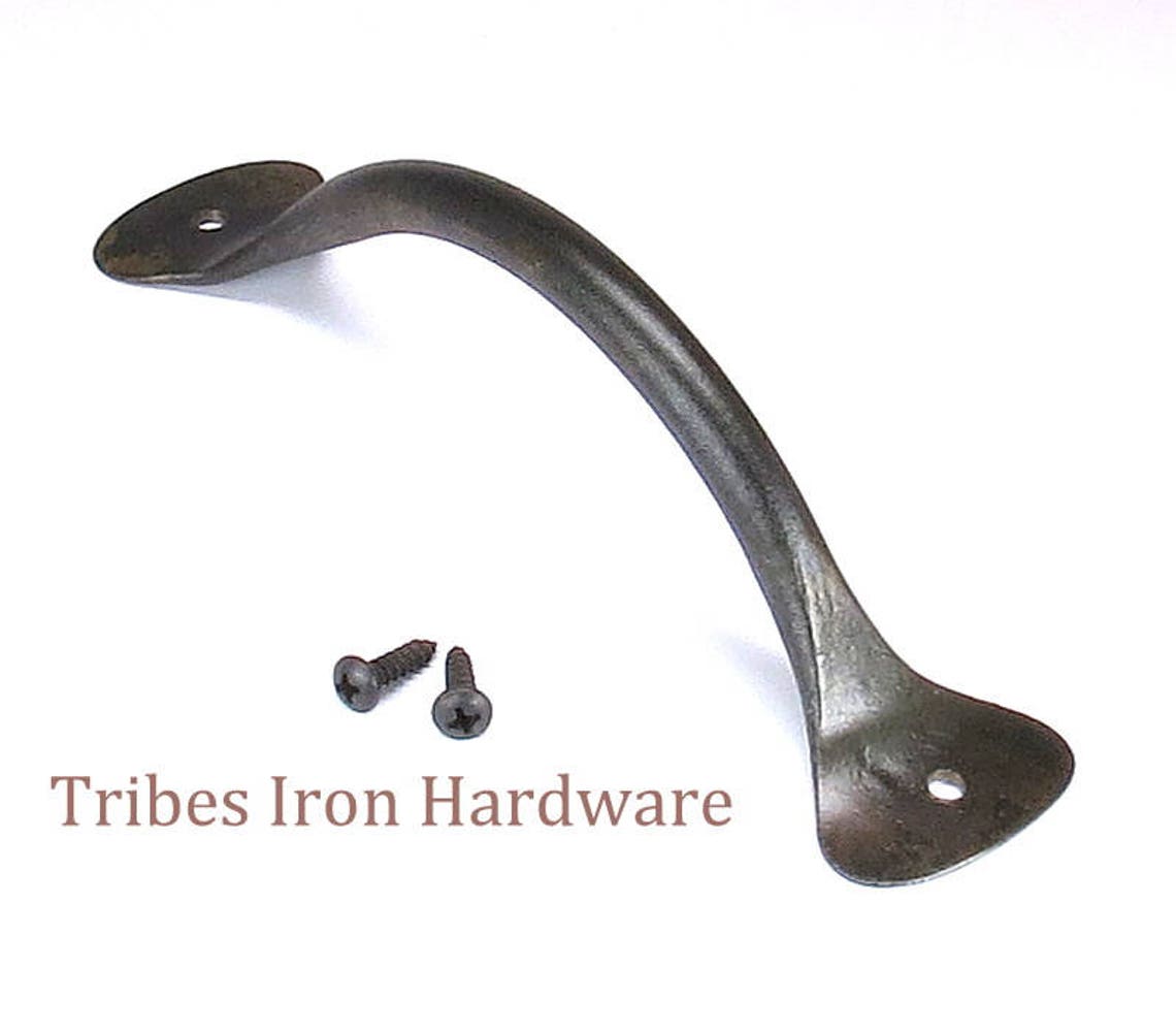 Cabinet Drawer Handle Hand Forged 6/ 15.3cm Smooth - Etsy