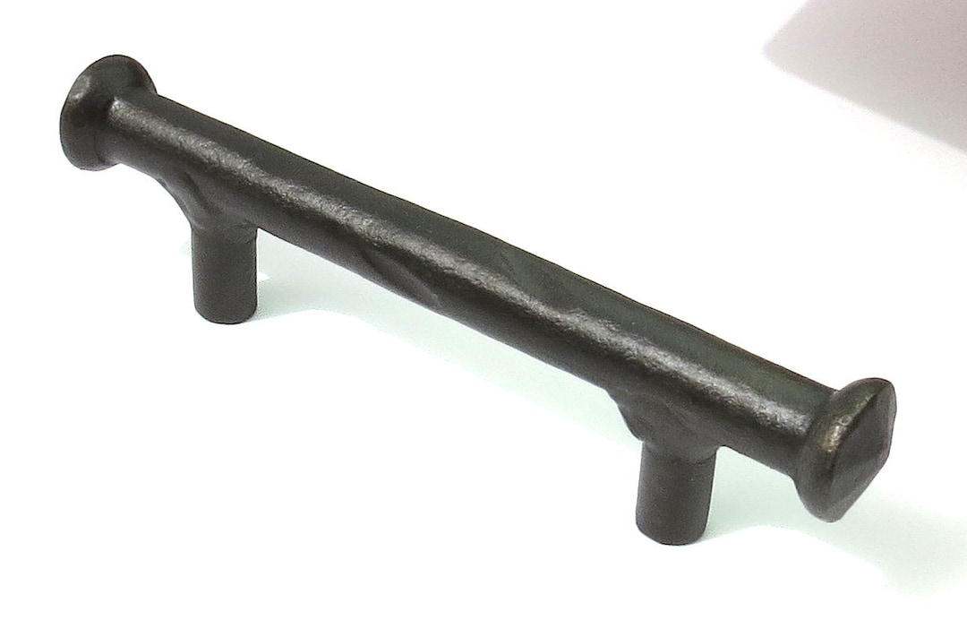 4 Hand Forged Pull Handle 64mm Cabinet Drawer Pull - Etsy
