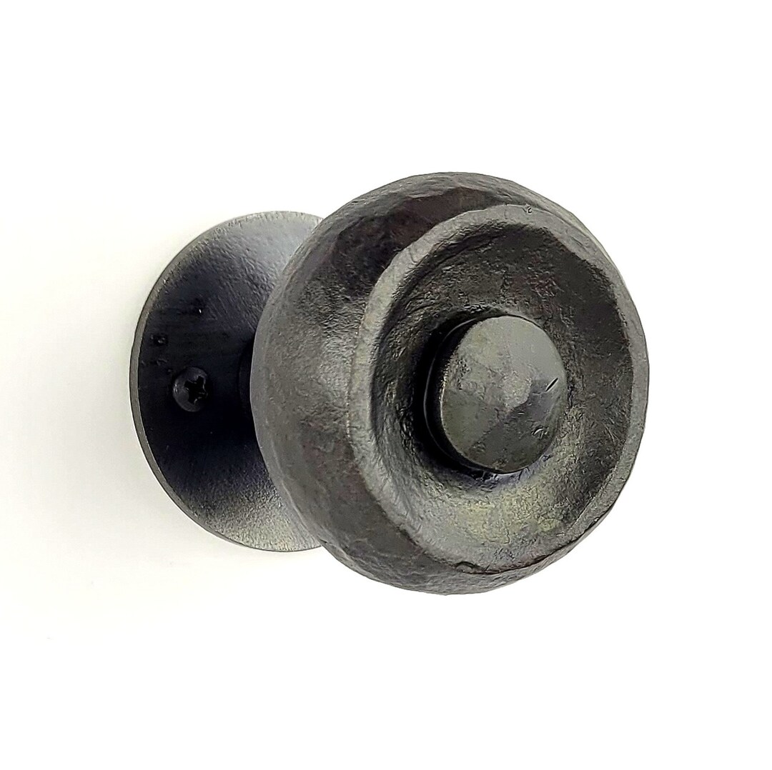 Round Door Knobs PAIR Set, Lever Door Passage Handles, Architectural ...