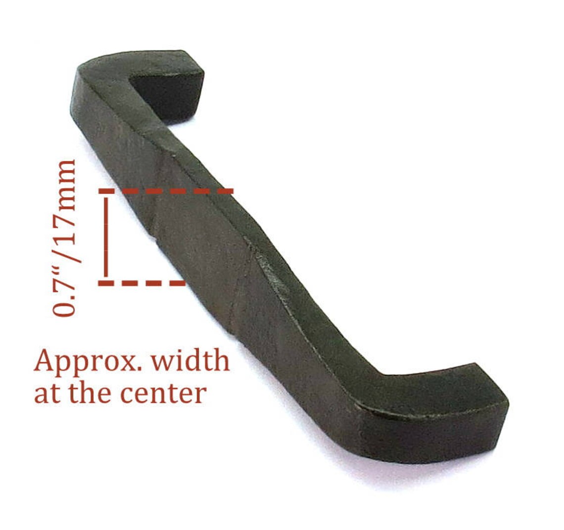 Wrought Iron Pull Handle 4.17 96mm Kitchen Cabinet - Etsy