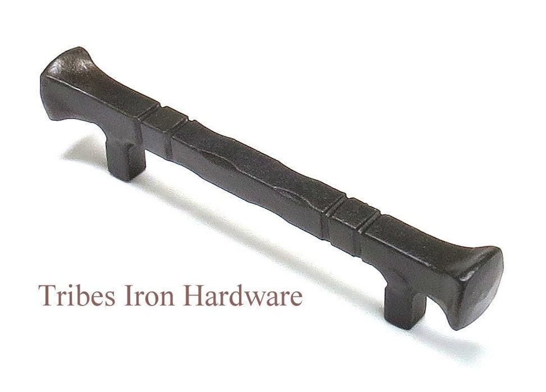 Wrought Iron Cabinet Drawer Pull Handle, Kitchen Cupboard Handle ...