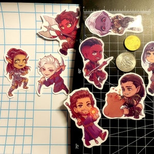 Fanmade BG3 Companion Sticker Pack! - Etsy