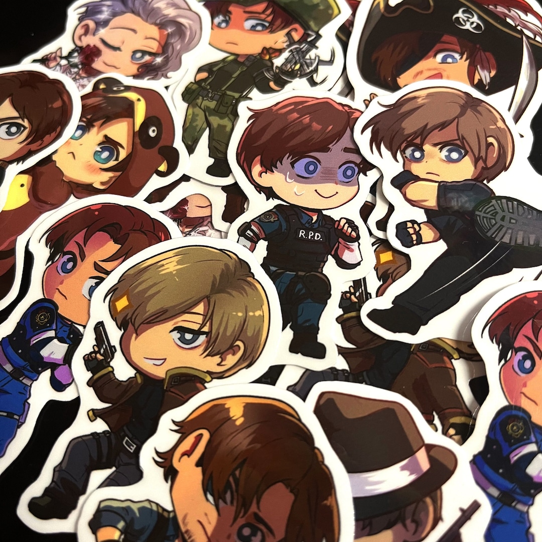 BIOHAZARD Leon Sticker Pack! バイオハザード ・ レオンーパック - Etsy