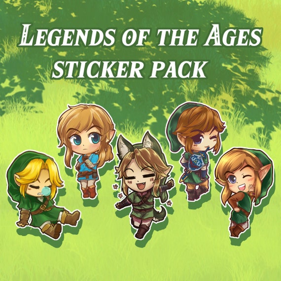 Legends of the Ages LOZ Fanmade Sticker Set - Etsy