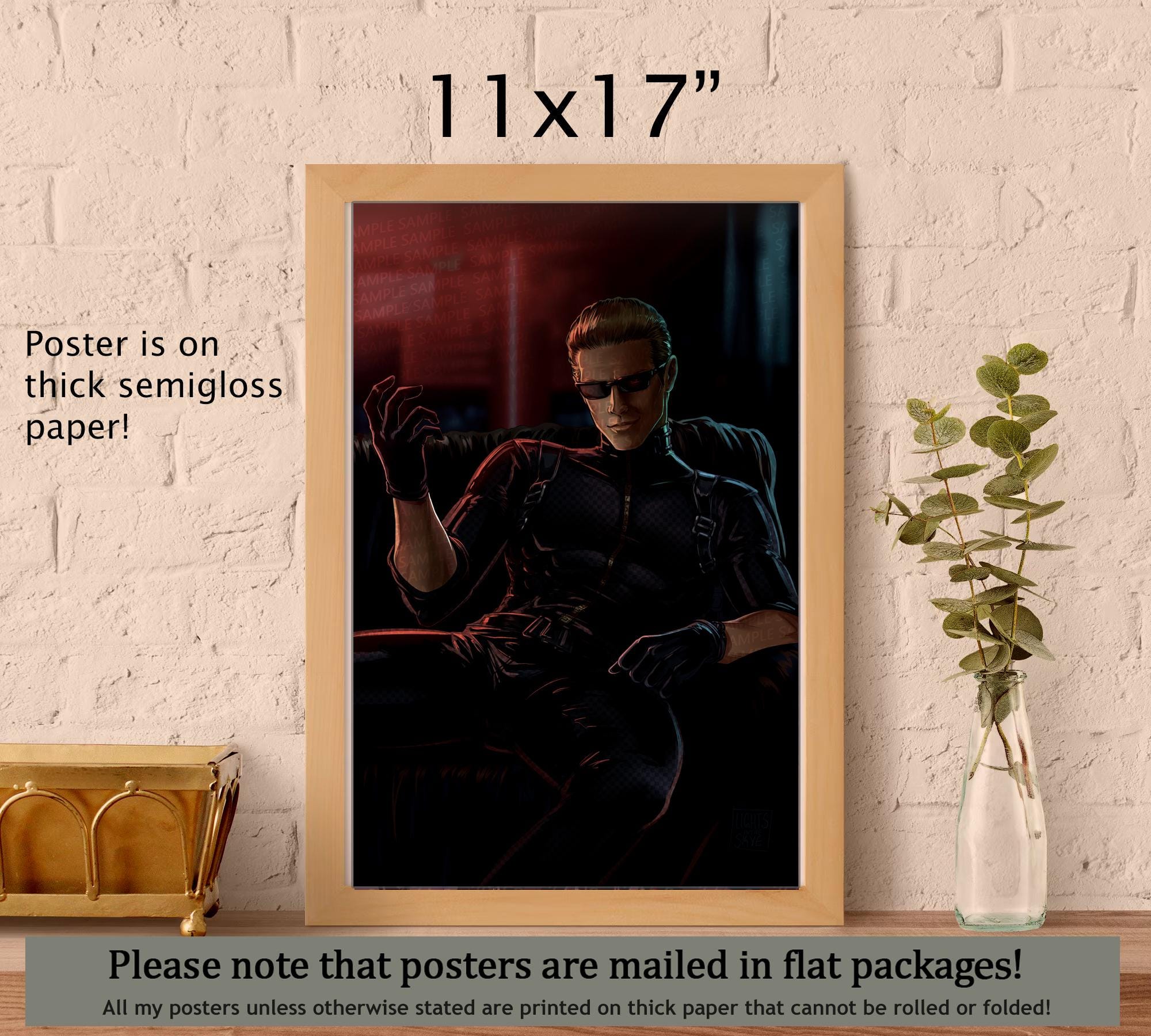 Wesker Fanart Poster - Etsy