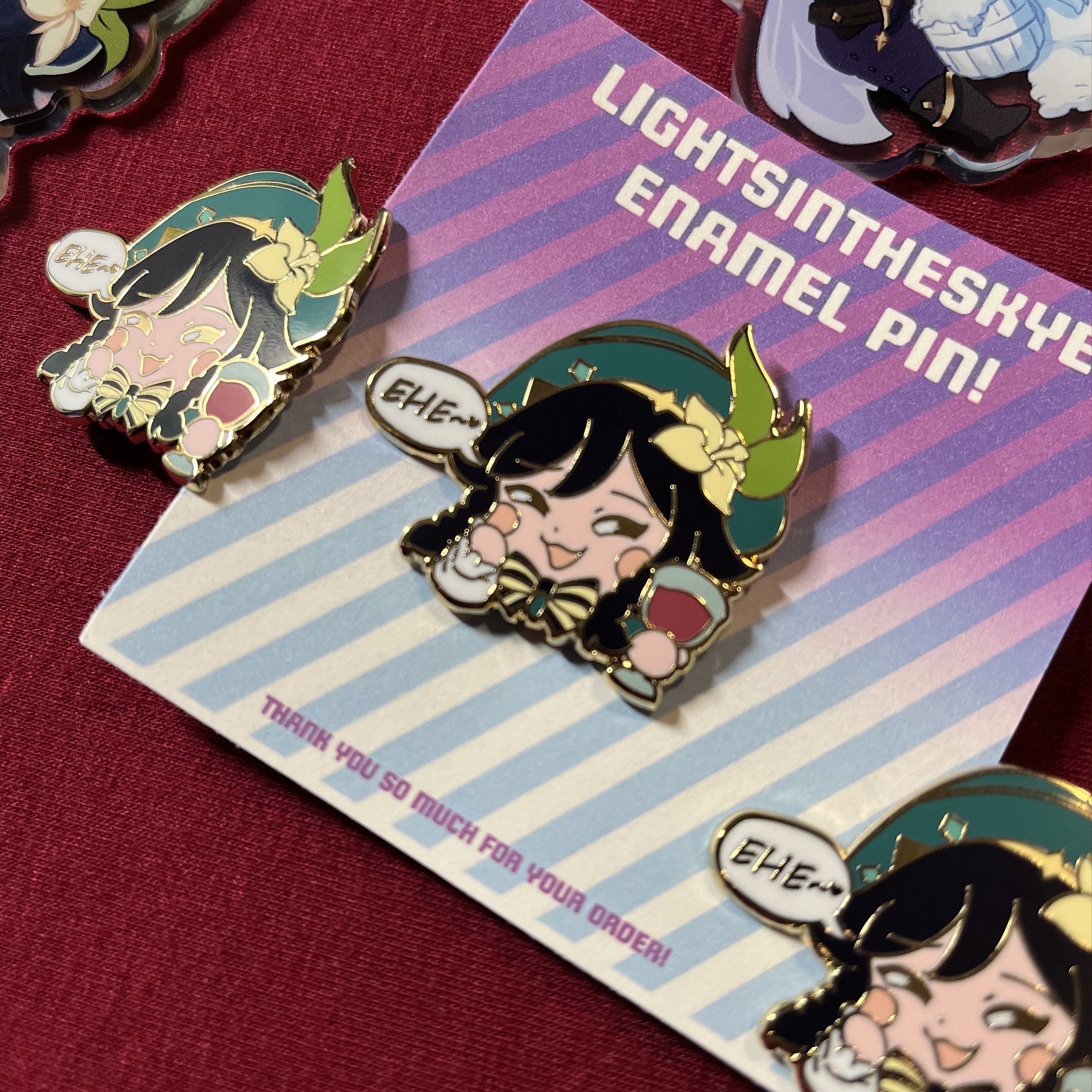 Genshin Fanmade Venti Enamel Pin - Etsy UK