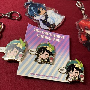 Genshin Fanmade Venti Enamel Pin - Etsy