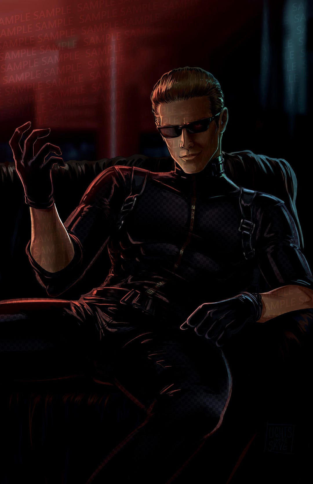 Wesker Fanart Poster - Etsy