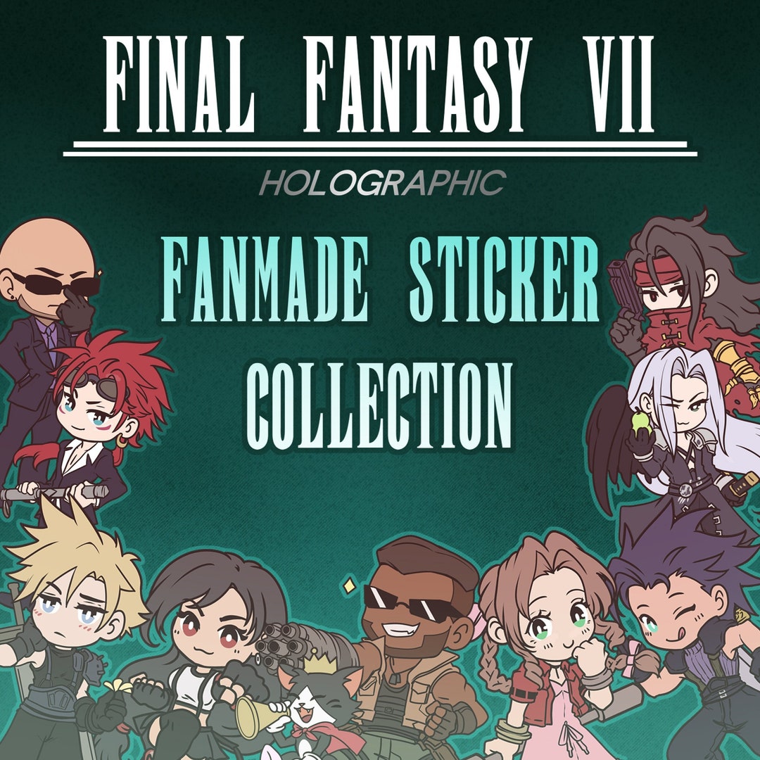 INSTOCK FF7 Fanmade Sticker Collection - Etsy