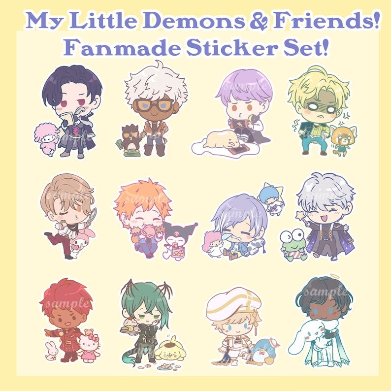 INSTOCK My Little Demon Sticker Set - Etsy