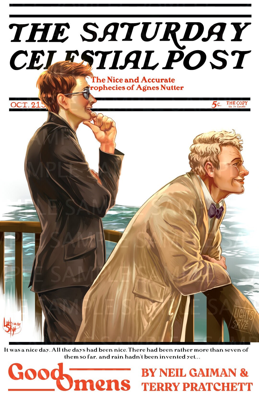 Good Omens Fanposter - Etsy