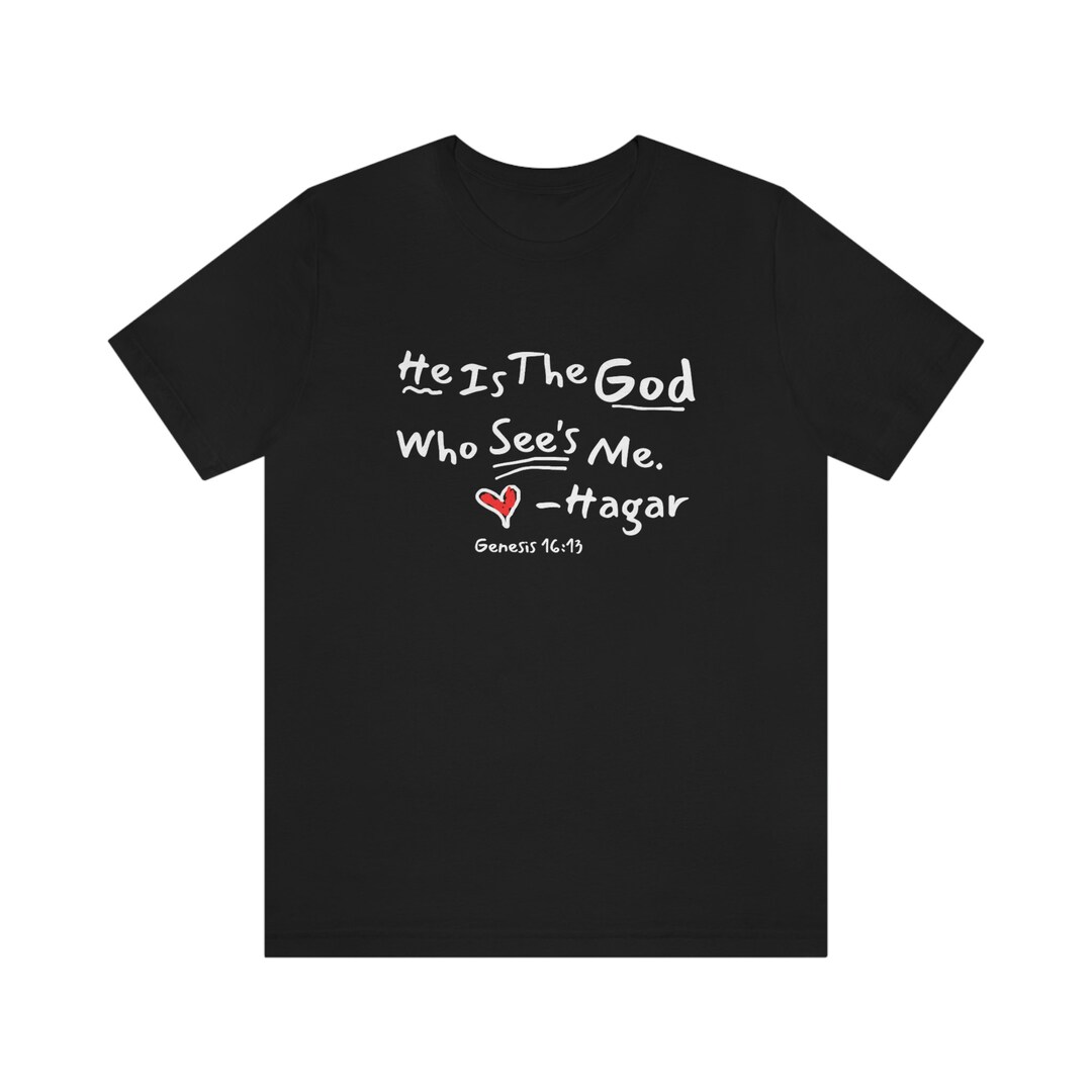 He is the God Who Sees Me Hagar Genesis Scripture - Etsy