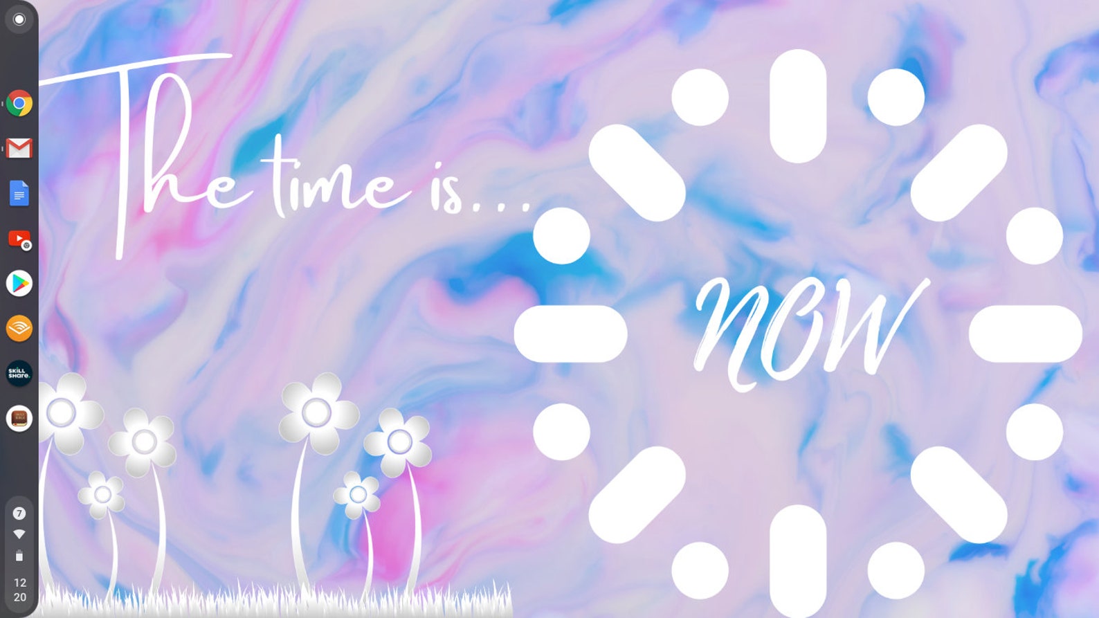 The Time is NOW Desktop Wallpaper Digital Download | Etsy