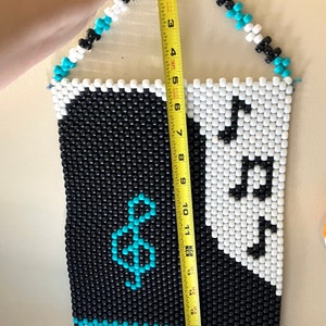 Piano Music Note Hand Beaded Banner Wall Hanging - Etsy