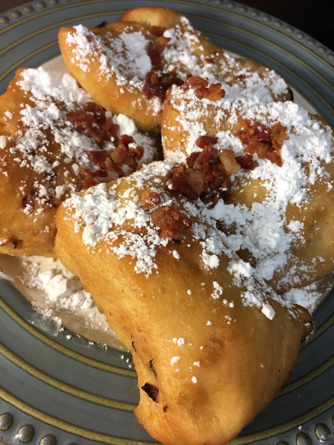 24 Bacon Beignets With Power Sugar - Etsy