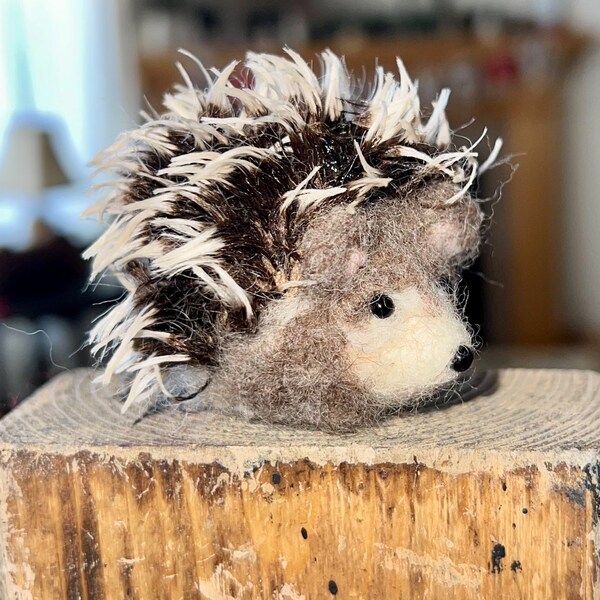 Needle Felt Hedgehog - Etsy