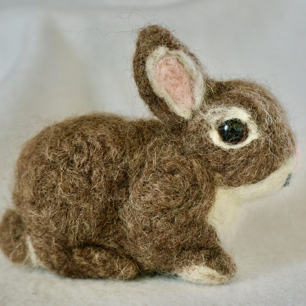 Needle Felted Rabbit - Etsy