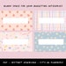 Printable Cash Envelope Inserts - Cute Peach - Cash Tracker - Cash ...