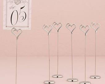 Heart Table Number - Etsy