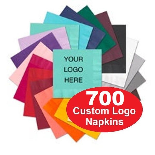 Custom Cloth Napkins Logo - Etsy