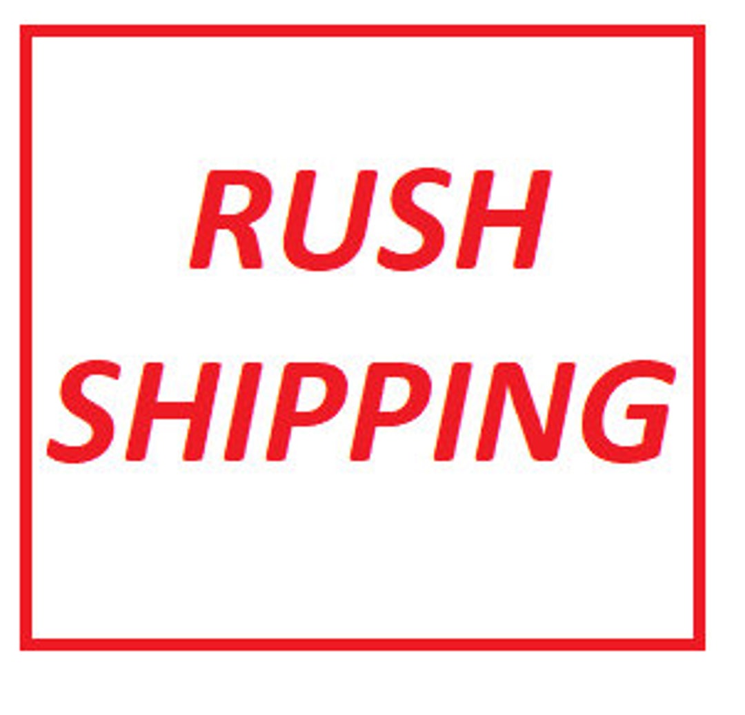 Rush Shipping Upgrade - Etsy