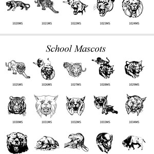 Graduation School Mascot Design Personalized Set of 100 Napkins Class ...