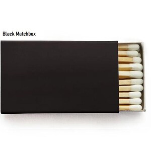 Plain Blank Matchboxes Blank (set of 50) White Black Red Blue Pink ...