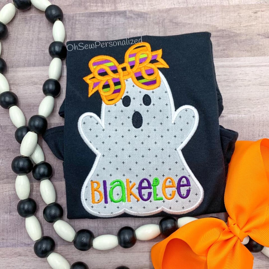 Halloween Girl Shirts - Ghost Girl Shirt - Ghost Shirt - Halloween ...
