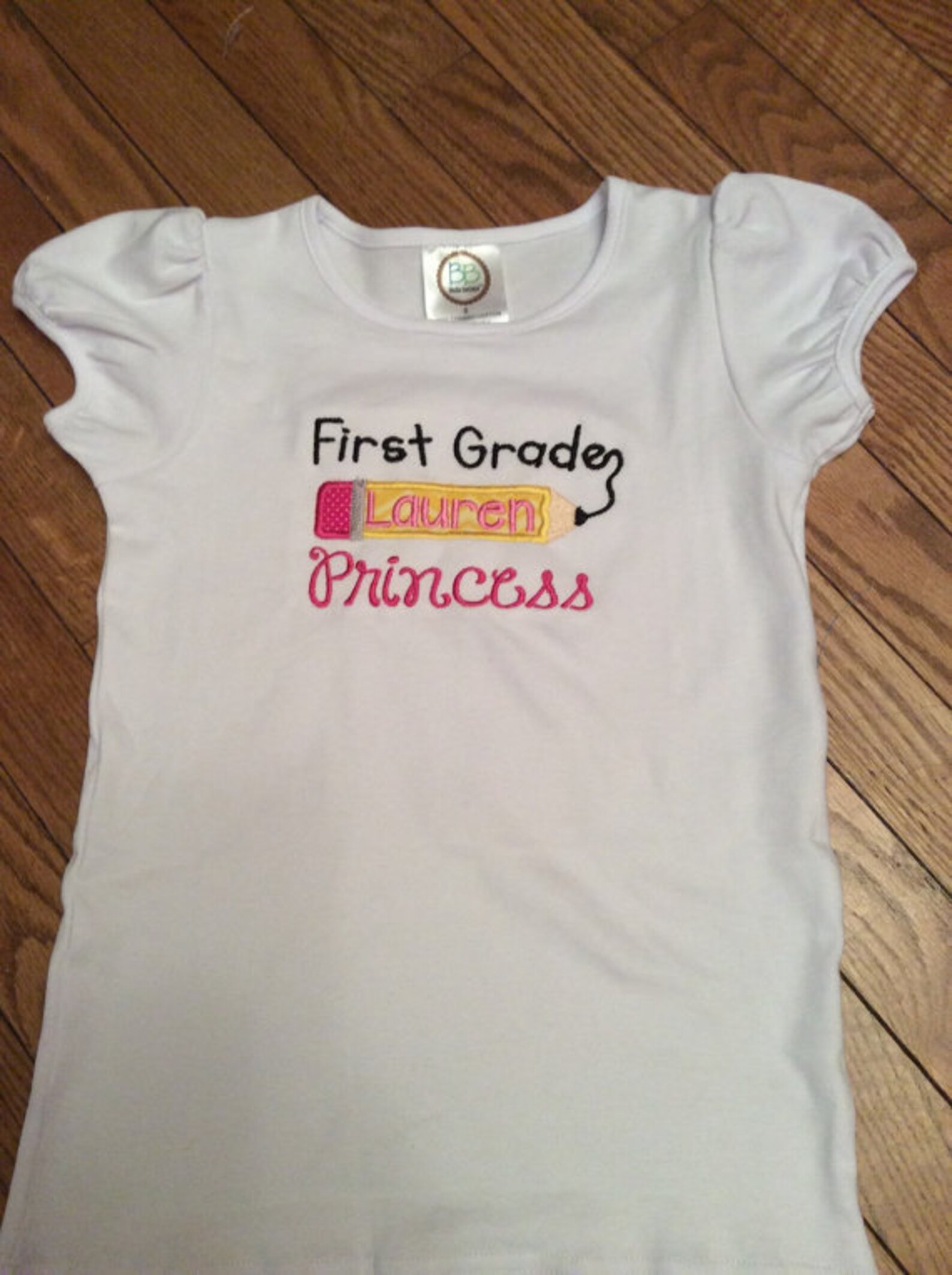 First Grade Princess Shirt - Girl School Shirt - Back to School Shirt ...