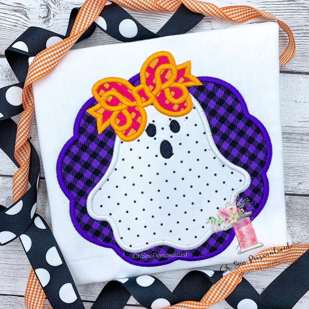 Halloween Shirts for Girls - Ghost Shirt - Girly Ghost - Ghost ...