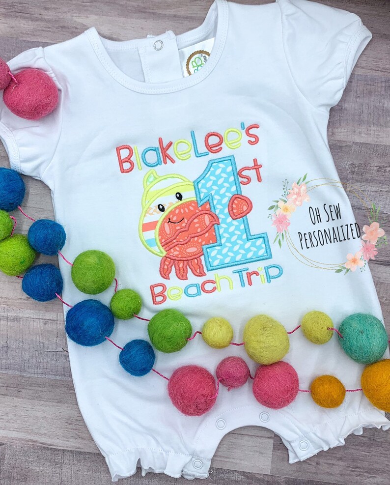 First Beach Trip Shirt - My First Beach Trip - Beach - Girl Beach Shirt ...