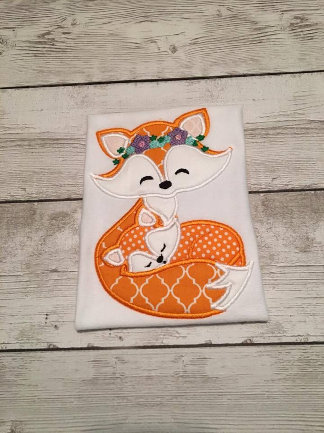 Fox Shirt for Girls - Girl Fox Shirt - Mommy and Baby Fox Shirt ...