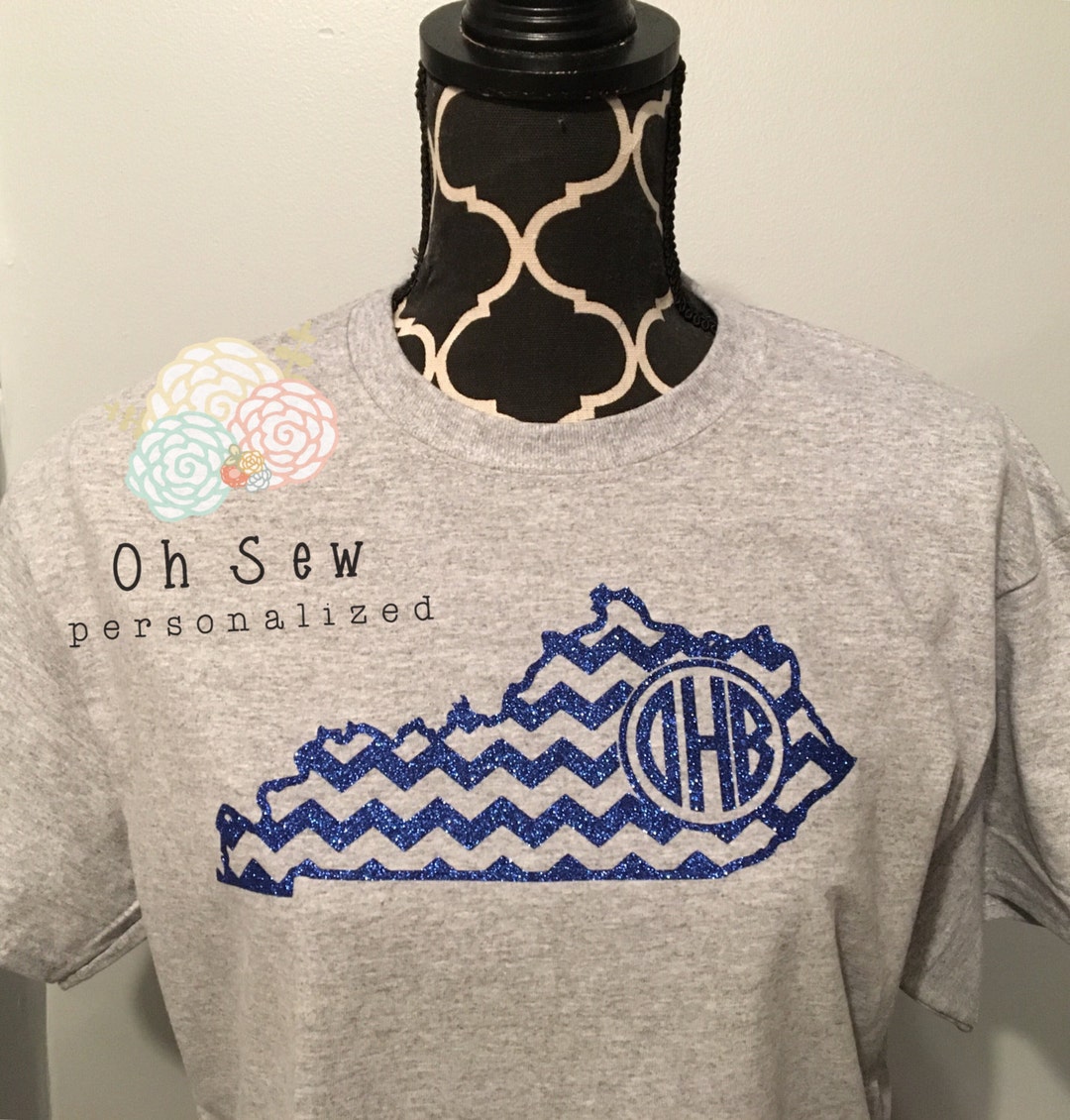 Kentucky Monogram Shirt Kentucky Shirt - Etsy
