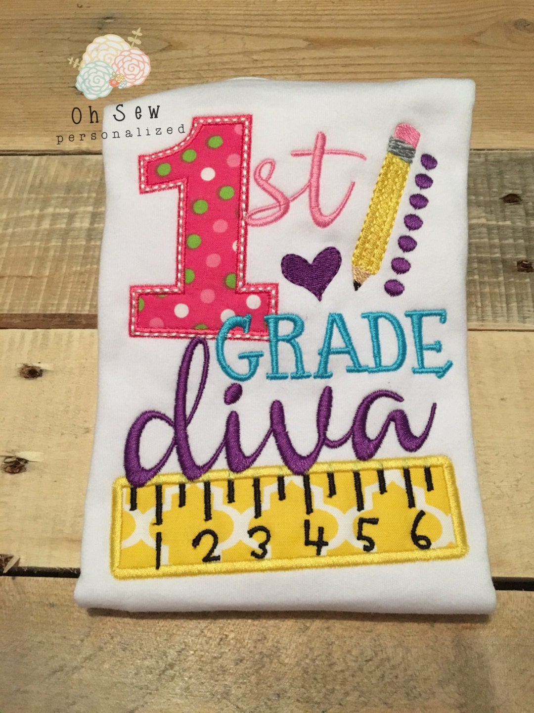 1st Grade Diva First Grade Diva School Diva Diva Shirt - Etsy