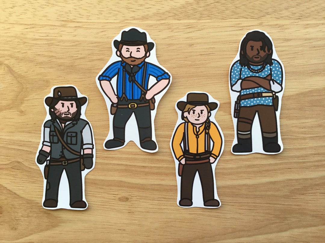 Outlaw Stickers RDR2 Inspired 4.7 X 7.6cm set or - Etsy