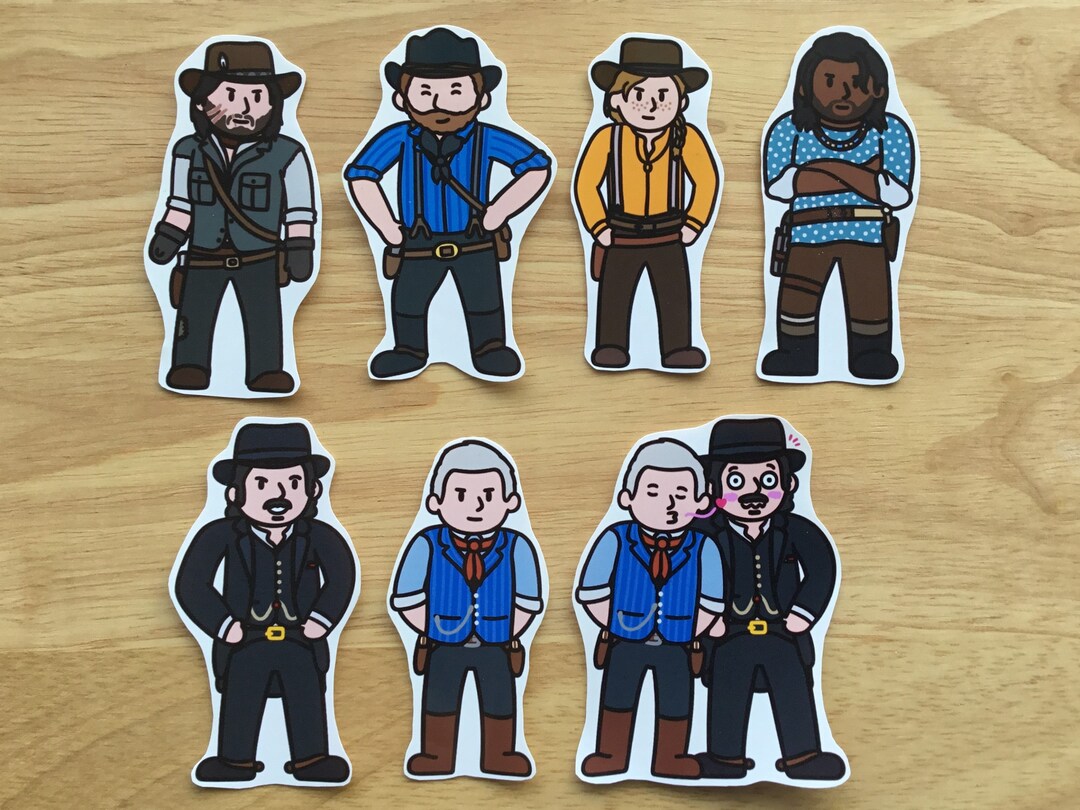Outlaw Stickers RDR2 Inspired set or Individual - Etsy