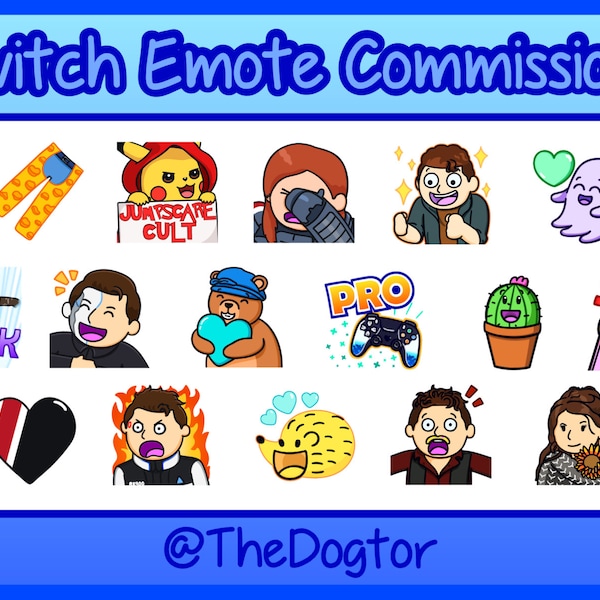Custom Twitch Static Emotes - Etsy
