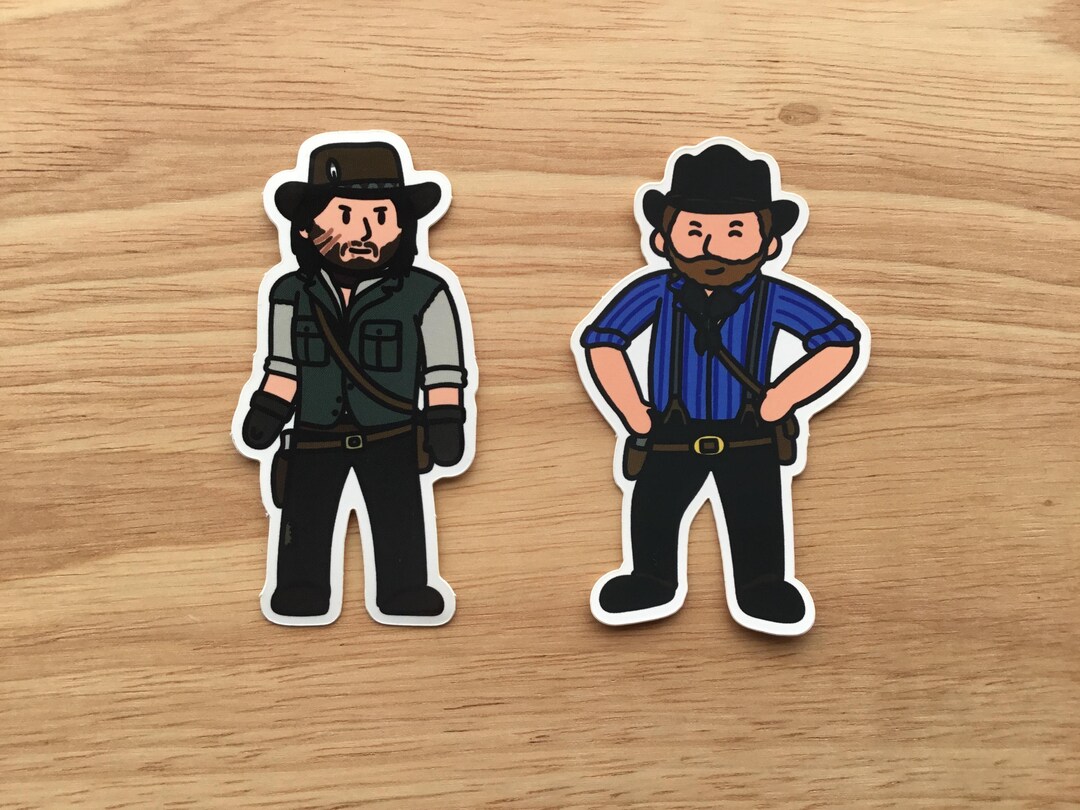 Outlaw Stickers- RDR2 Inspired- (set or Individual) - Etsy