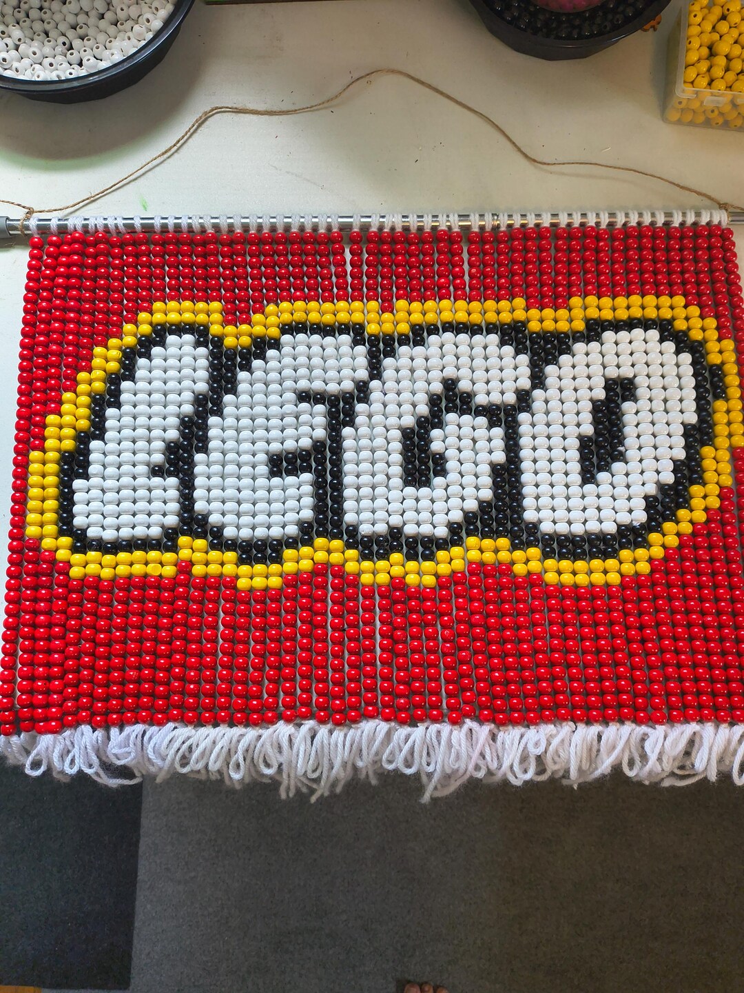 Lego Scene Made With Wooden Beads - Etsy