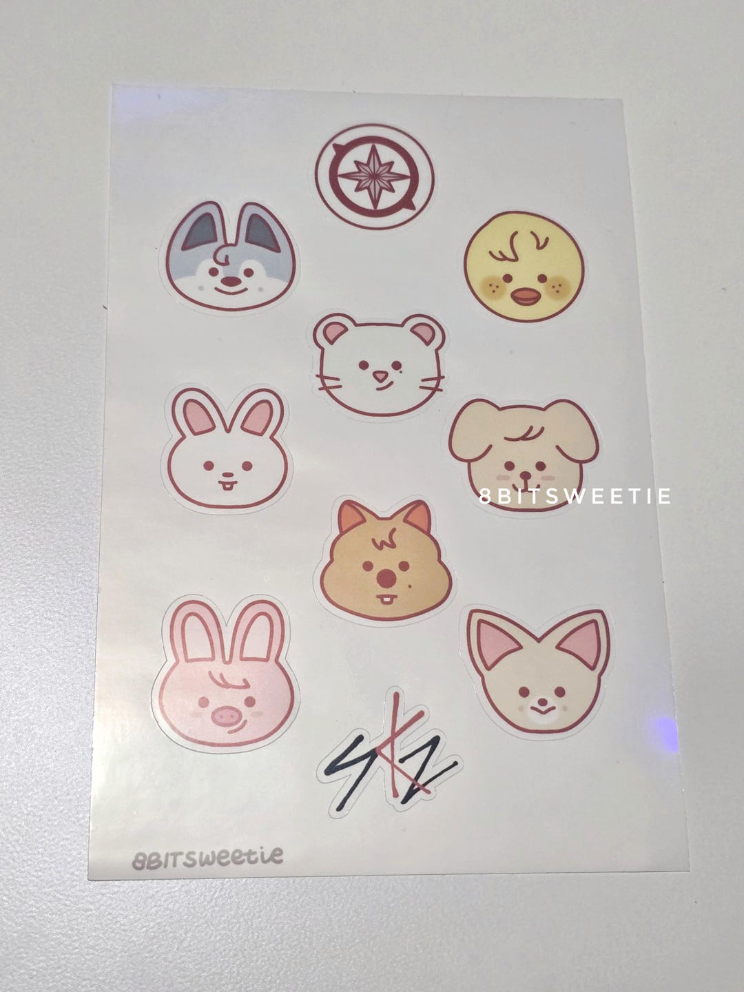 Skzoo Holo Sticker Sheet - Etsy