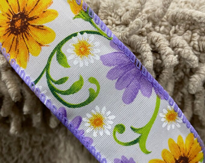 Spring Ribbon Ribbon Summer Ribbon Wreath Ribbon Wreath Supplies Ribbon ...