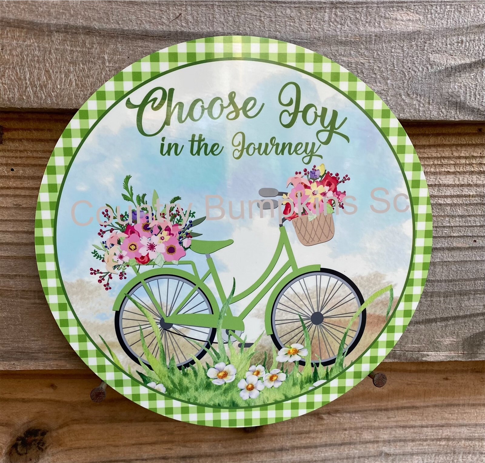 Choose Joy in the Journey Sign Farmhouse Decor Wreath Sign - Etsy