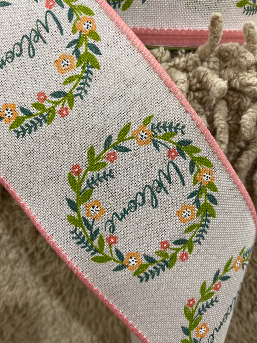 Spring Ribbon Ribbon Summer Ribbon Wreath Ribbon Wreath Supplies Ribbon ...