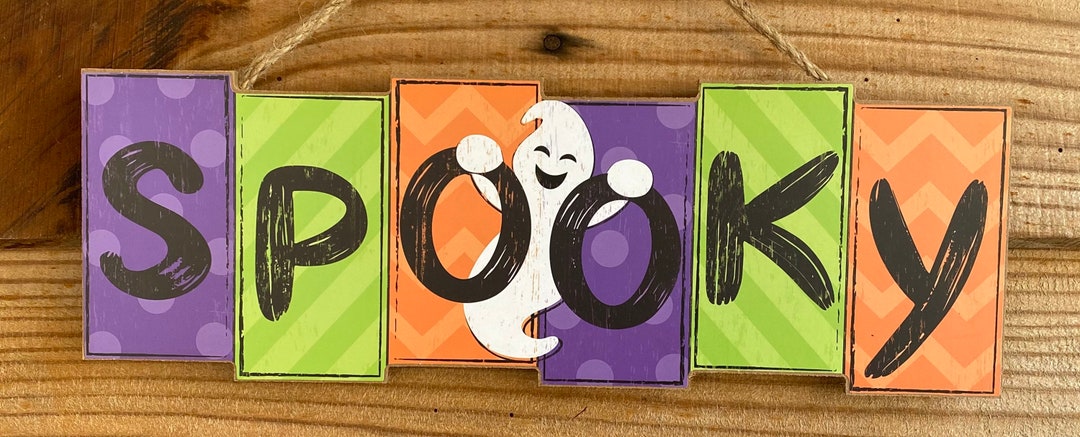 Spooky Wreath Sign, Wreath Supplies, Craft Supplies, Bumble Bee Sign ...