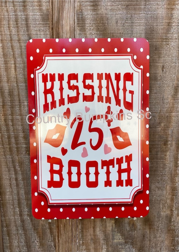 Kissing Booth Sign Decor Wreath Sign Wreath Attachment Wreath | Etsy